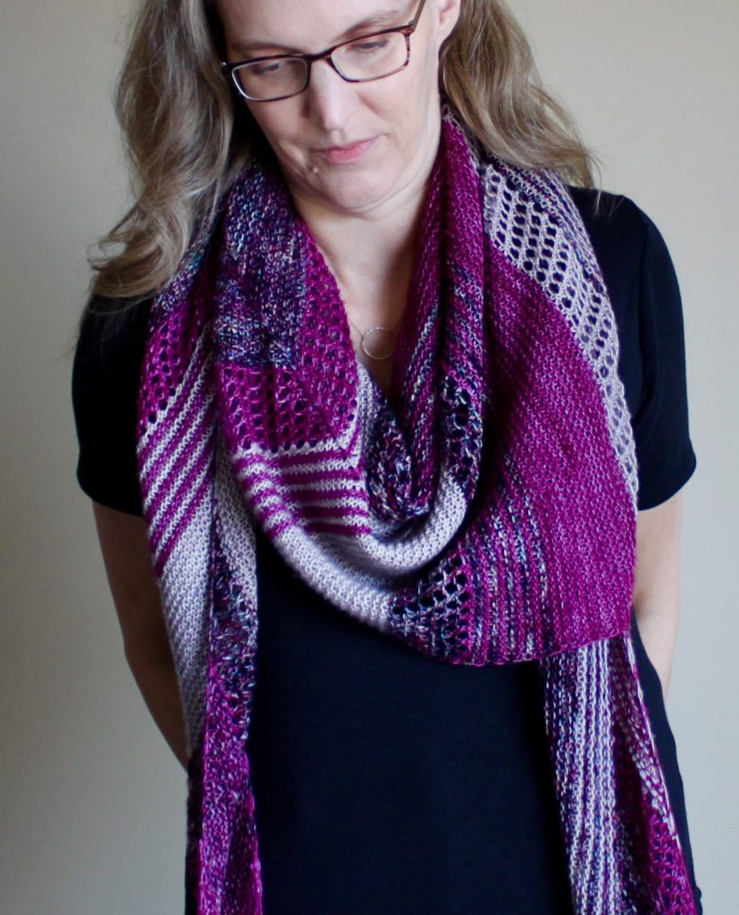 Introducing... The From Summer To Fall Shawl! - Leah Michelle Designs