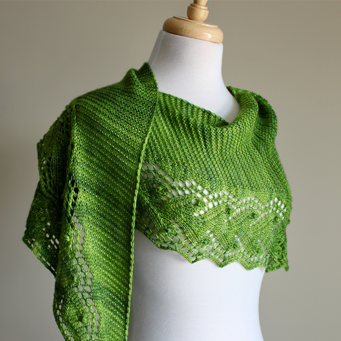 Herb Garden Shawl - Leah Michelle Designs