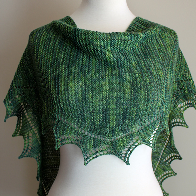 Simple Spring Shawl - Leah Michelle Designs